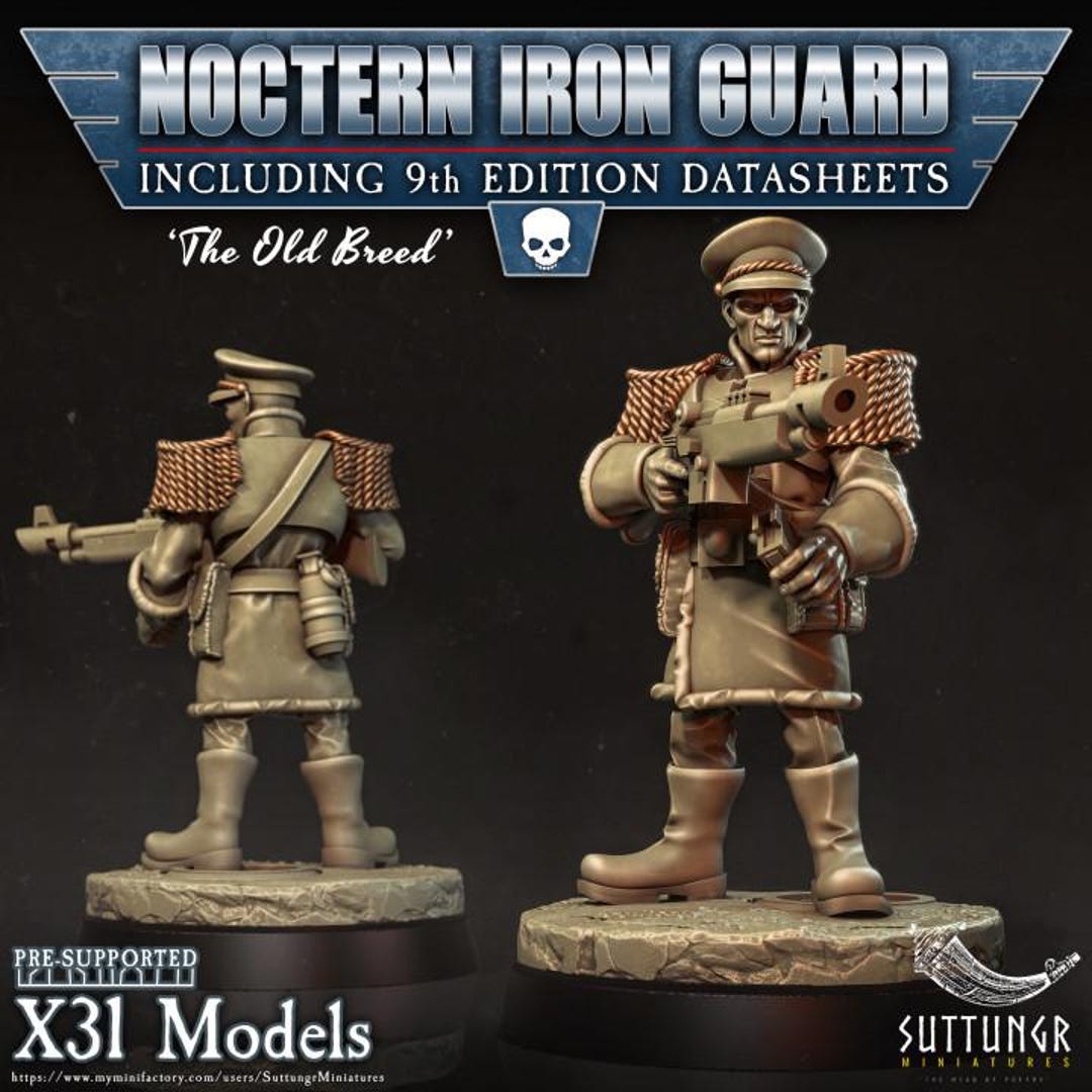 Noctern Iron Guard V6 Suttungr Miniatures 28mm - Etsy