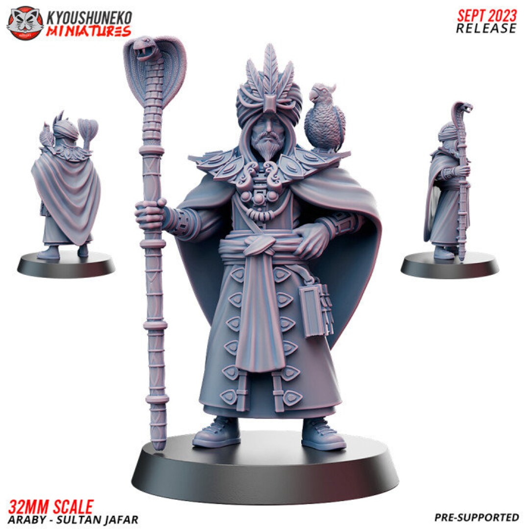 Sultan Jafar - Kyoushuneko Miniatures - Etsy