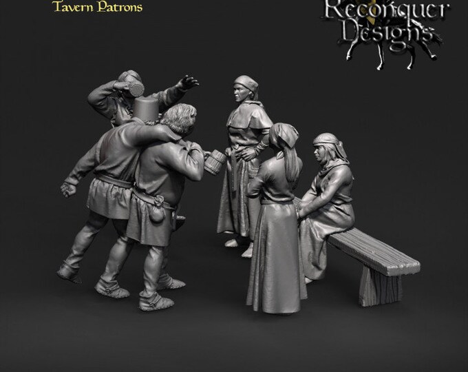 Tavern Patterns 28mm Reconquer Designs - Etsy