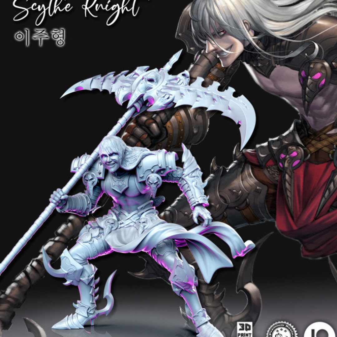 Scythe Knight - Rnestudio 32mm - Etsy