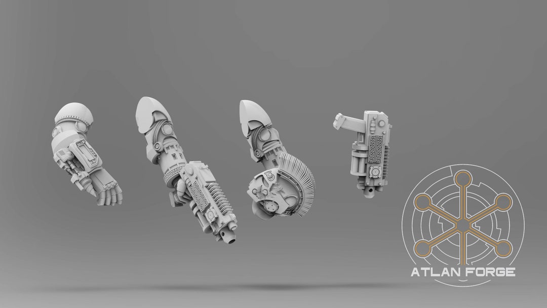 Arms and Weapons - Minoan Therapeuo - Bits - Atlan Forge - Etsy