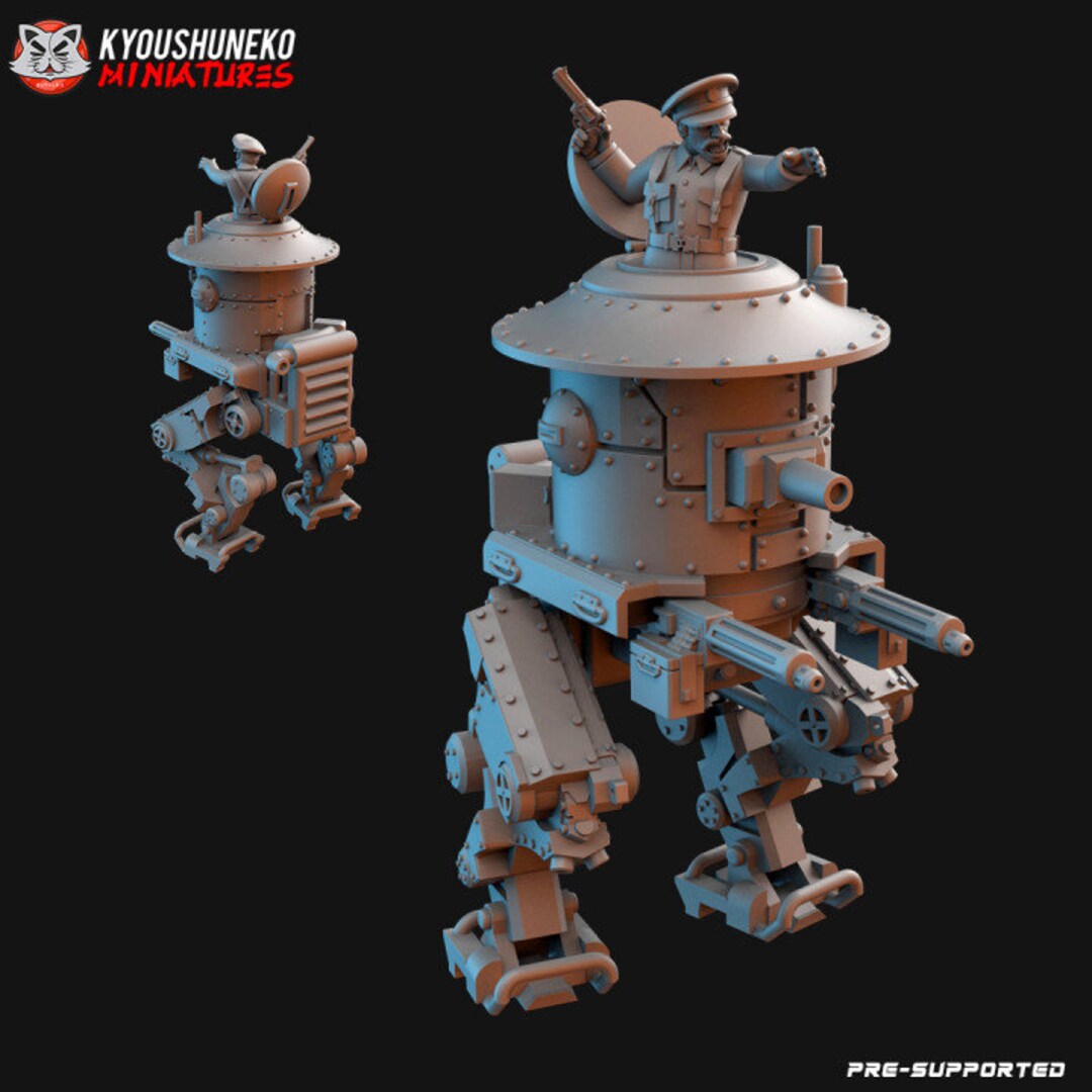 British MK Sentinel Mech Ww2 Kyoushuneko Miniatures - Etsy