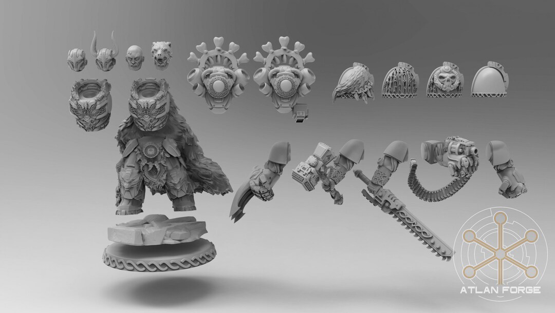 All Bits - Asgardian Aegis Captain - Bits - Atlan Forge - Etsy