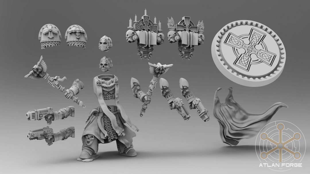 Templar Inquisitor - Bits - Atlan Forge - Etsy