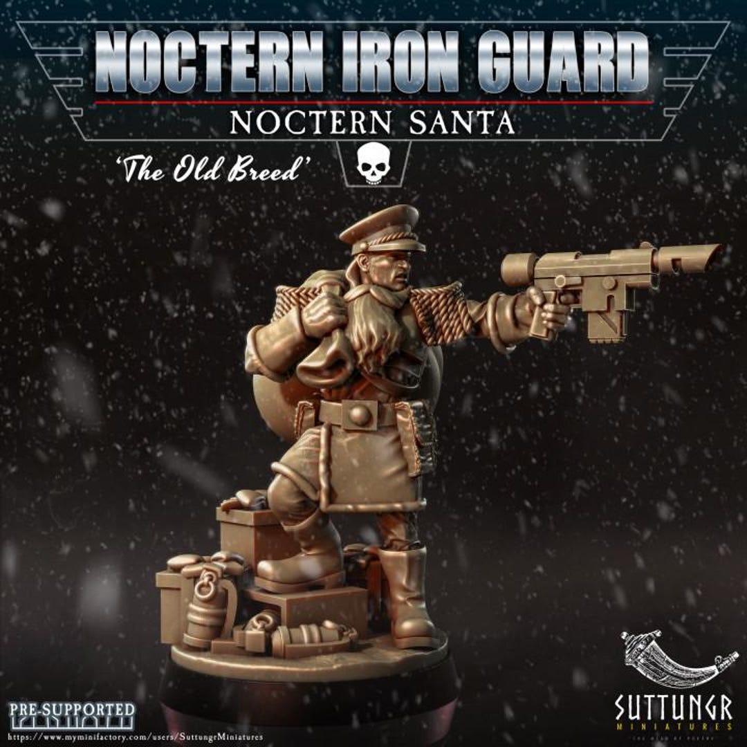 Noctern Iron Guard Santa Suttungr Miniatures 28mm - Etsy