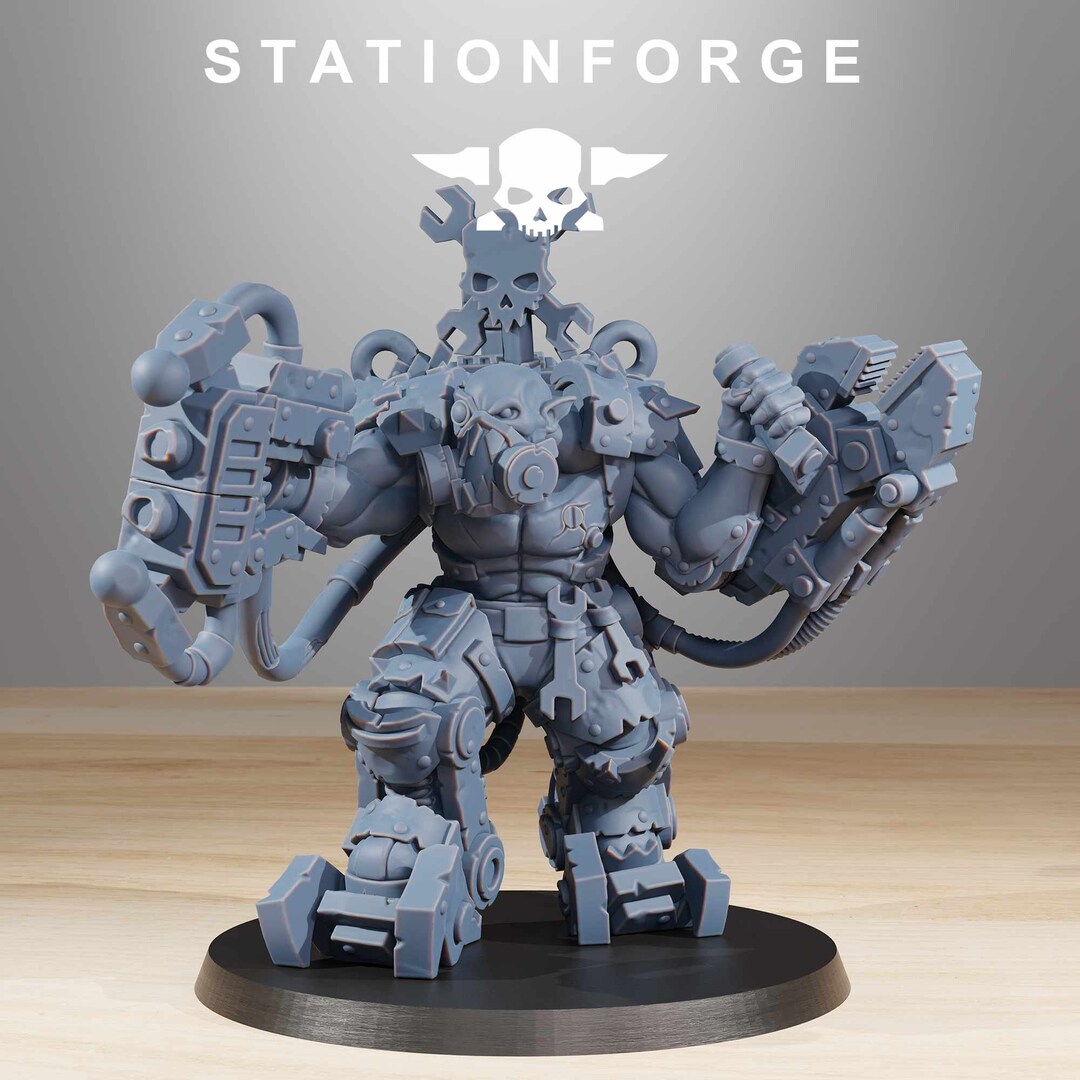 Orkaz Exo Boss Ver.b - Stationforge - 28mm - Etsy