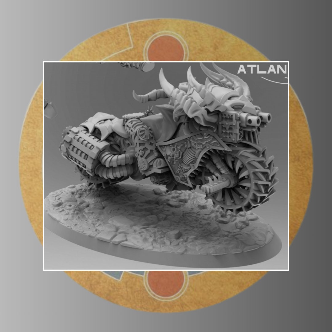 Bike - Demon Bikers of Hades - Bits - Atlan Forge - Etsy