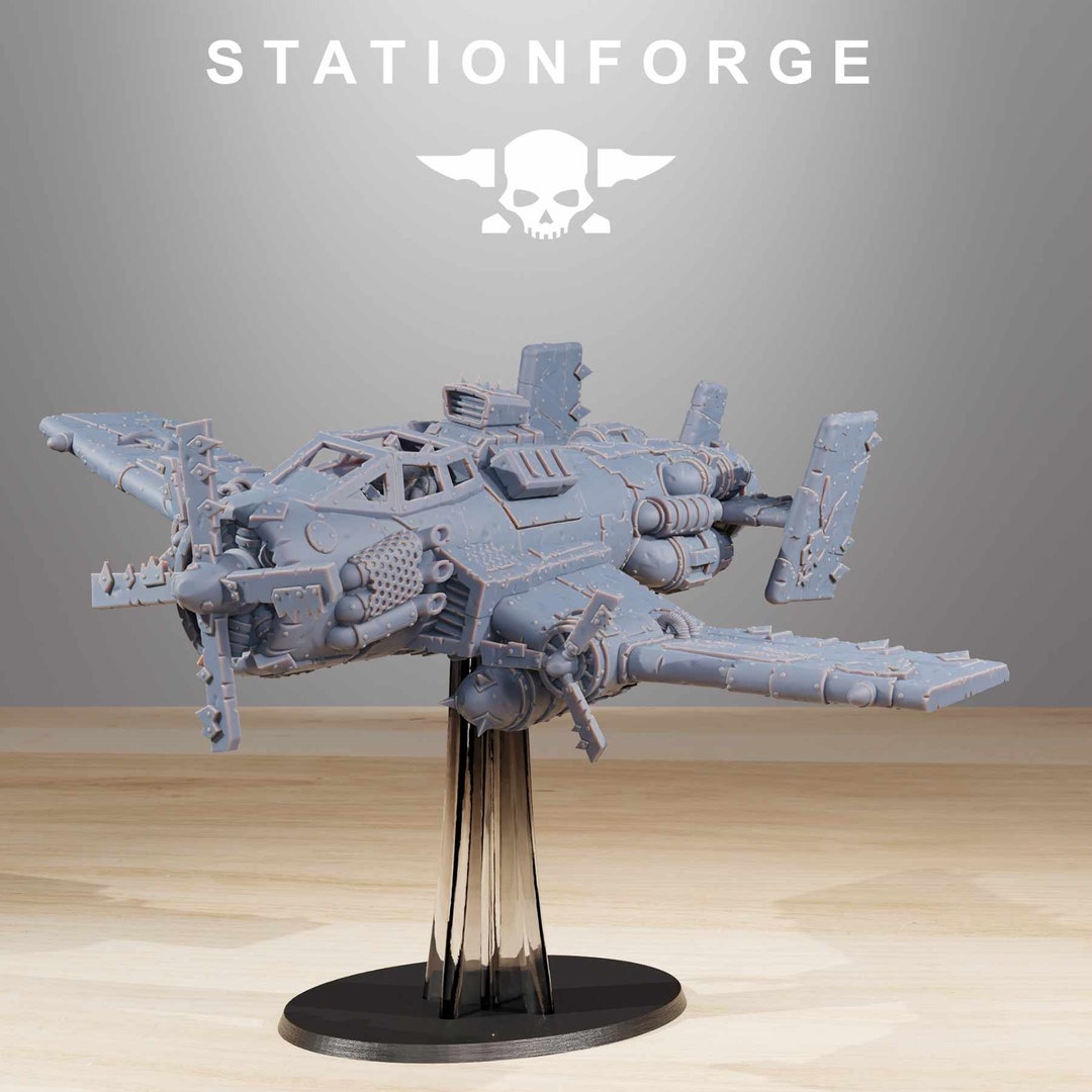 Orkaz Plane V.c - Stationforge - 28mm - Etsy