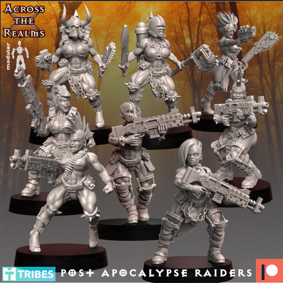 Post Apocalypse Raiders Across the Realms 32mm - Etsy