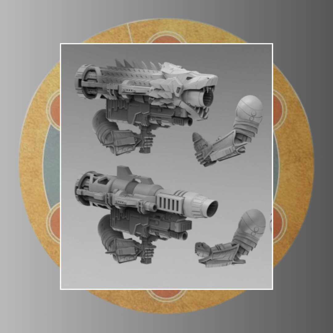 Arms and Weapons 2 Dragon Knights Incinerators Bits 32mm Atlan Forge - Etsy