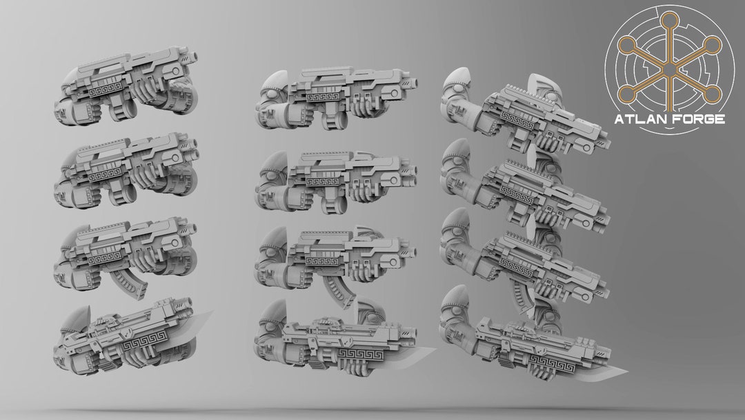 Arms and Weapons V2 - Minoan Ranged Agema - Bits - Atlan Forge - Etsy