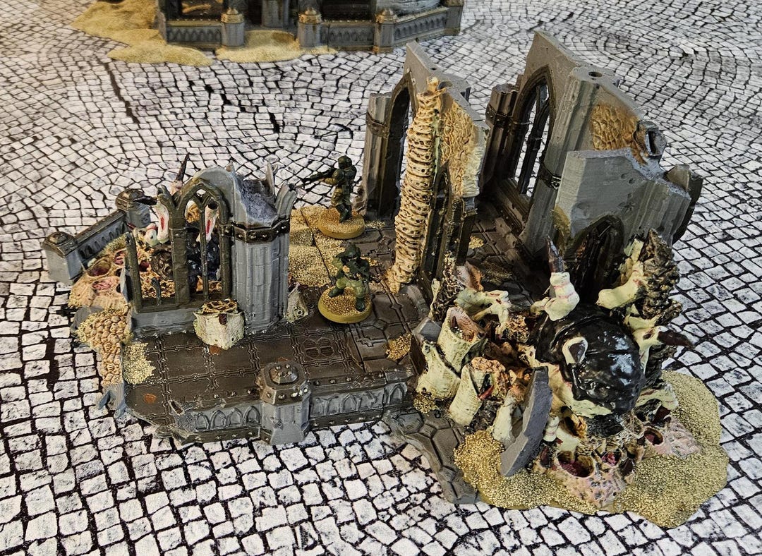 Worm-infested Gothic Ruins - Etsy