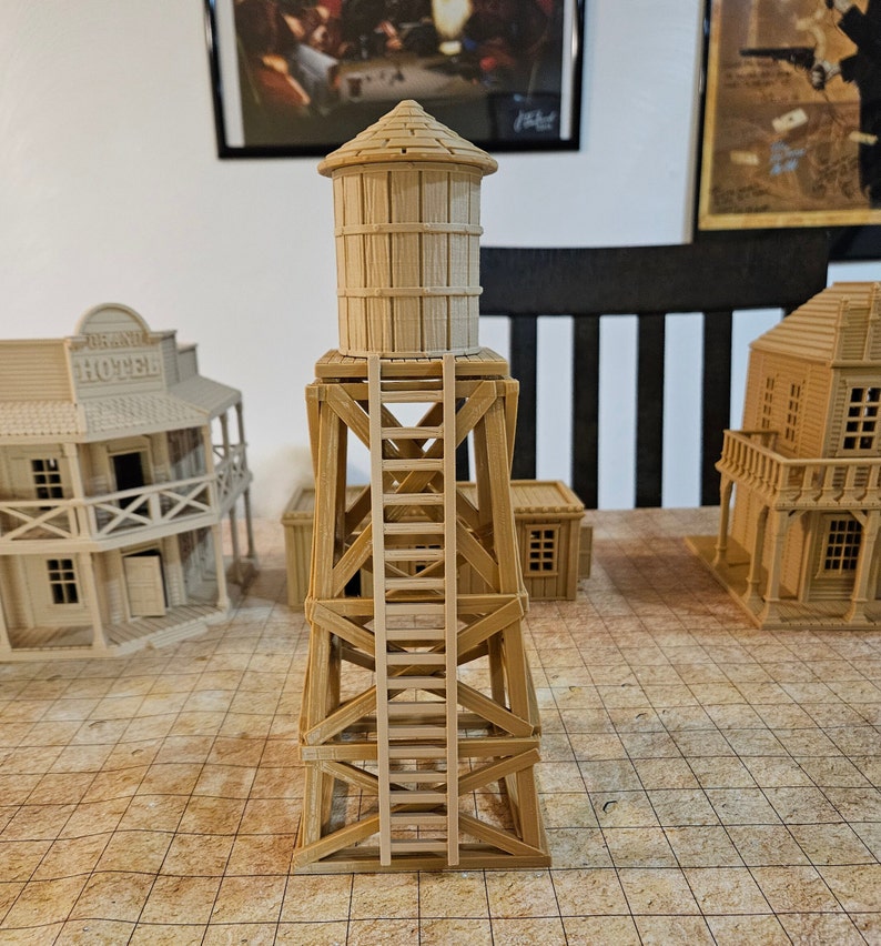 Old West Water Tower - Etsy