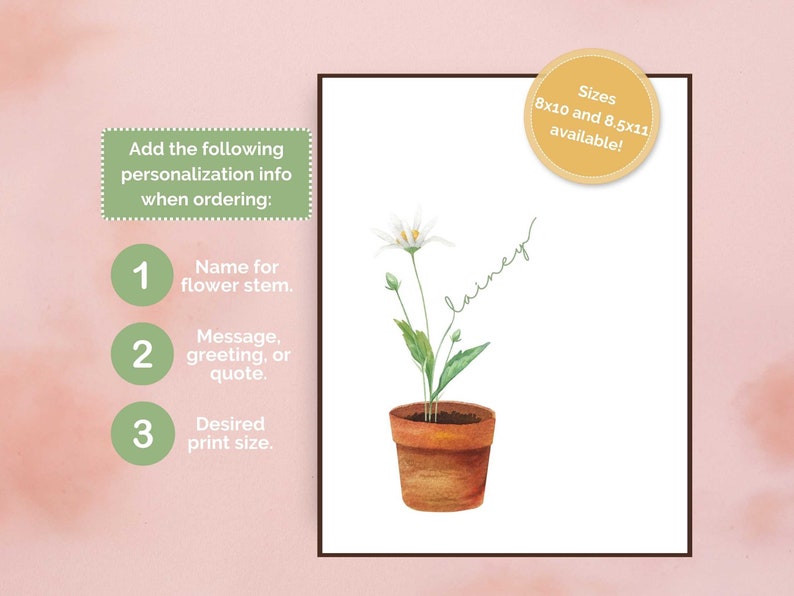 Custom Flower Handprints, Spring Handprint Art, Mothers Day Handprint ...