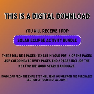 Solar Eclipse 2024 Activity Bundle, Solar Eclipse Coloring Pages, Kid’s ...