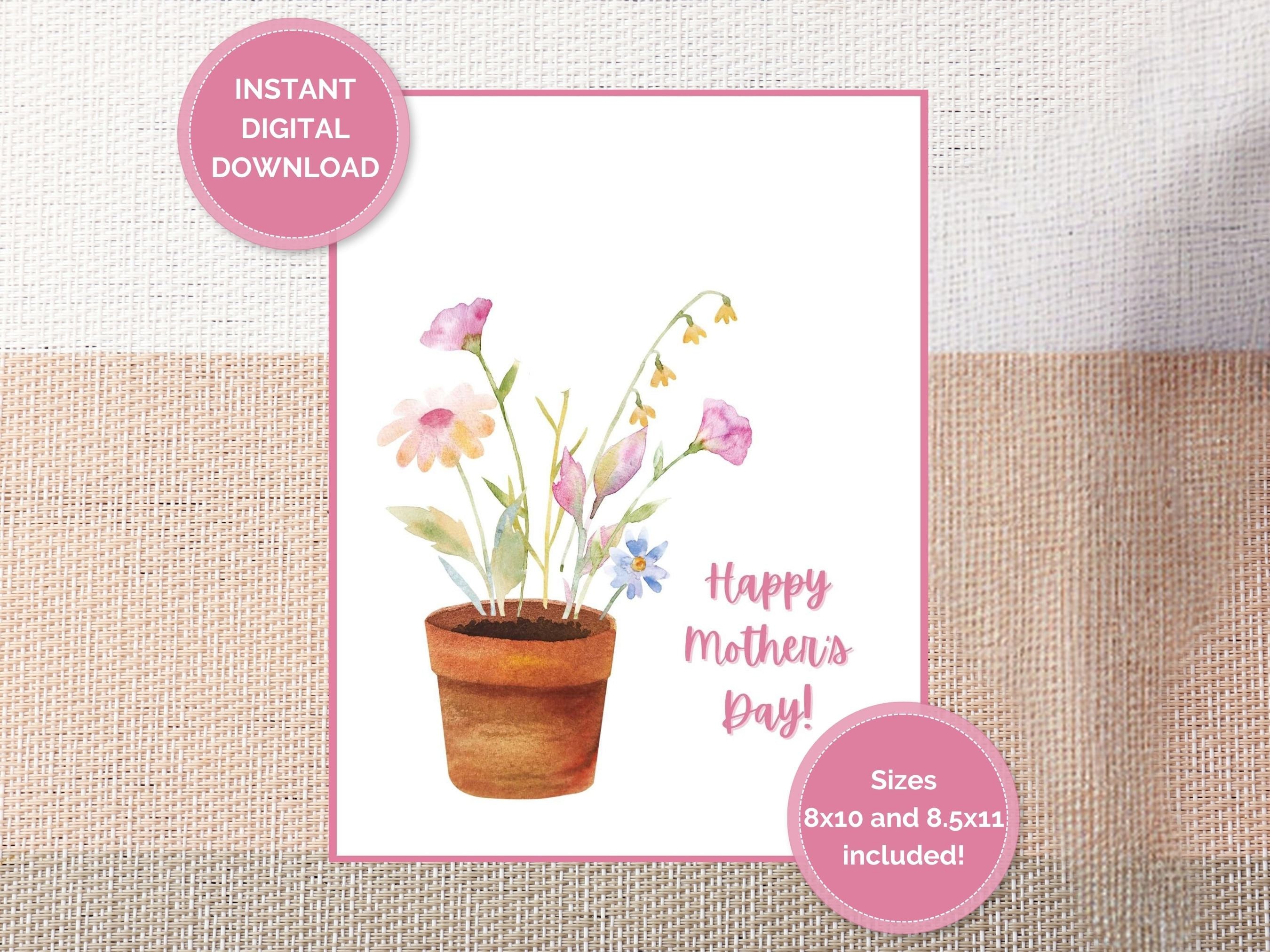 Flower Handprint Art, Spring Handprint Craft, Mothers Day Handprint ...