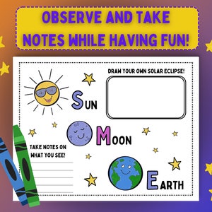 Solar Eclipse 2024 Activity Bundle, Solar Eclipse Coloring Pages, Kid’s ...