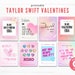 Taylor Swift Valentine's Day Printable Valentine Exchange Cards | the ...