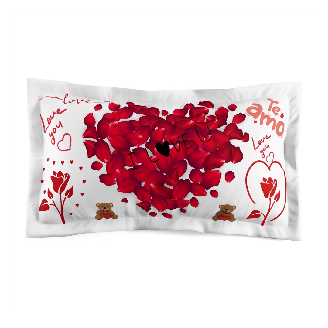 Love Microfiber Pillowcase - Etsy