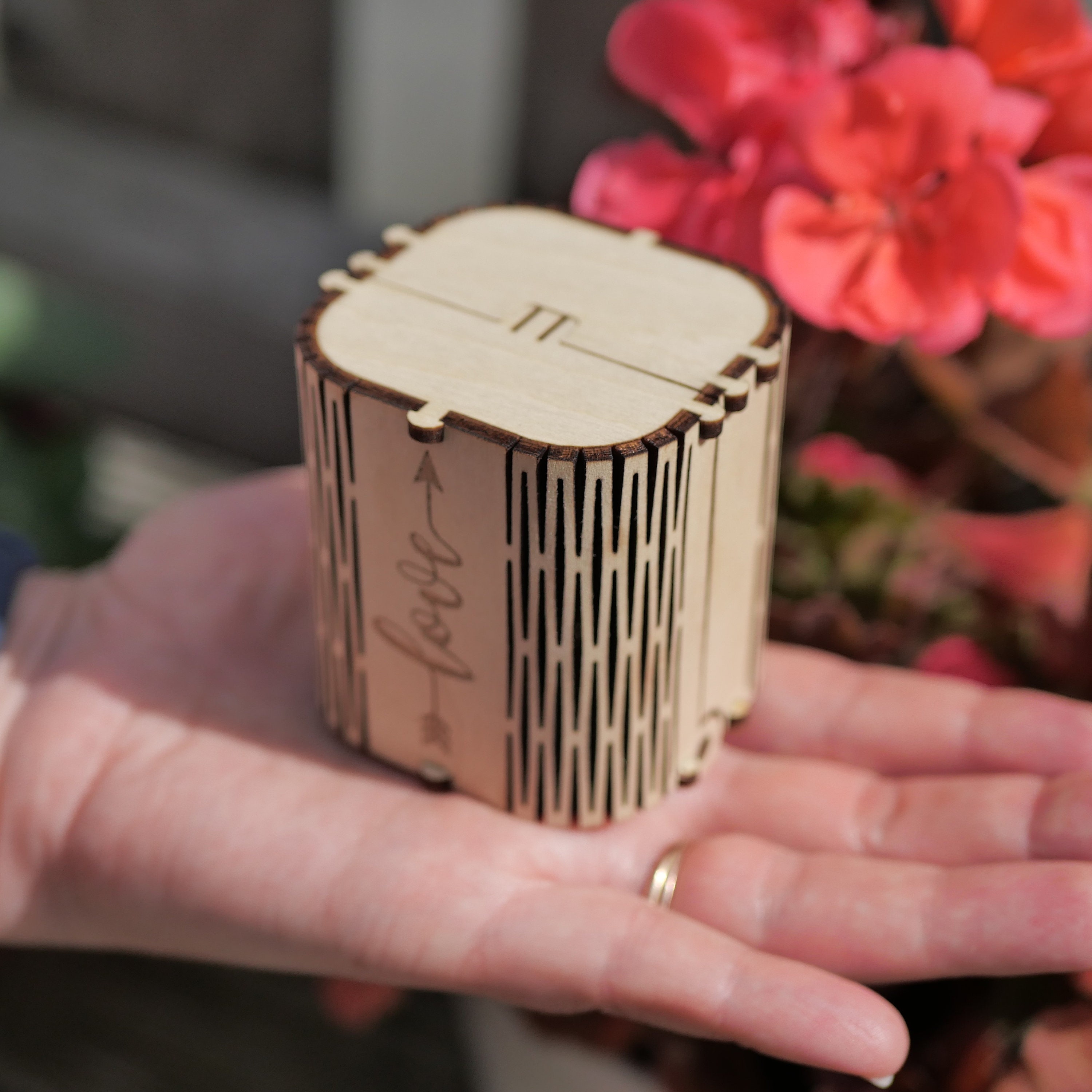 Original Ring Box for 3 or 4 Mm or 1/8 Inch Material Plywood Mdf ...