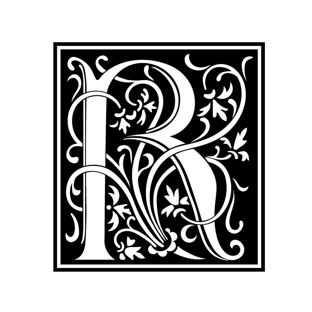 Capital Letter Svg, Vintage Letter Svg, Vector Svg Ai Cdr Dxf Pdf Png ...