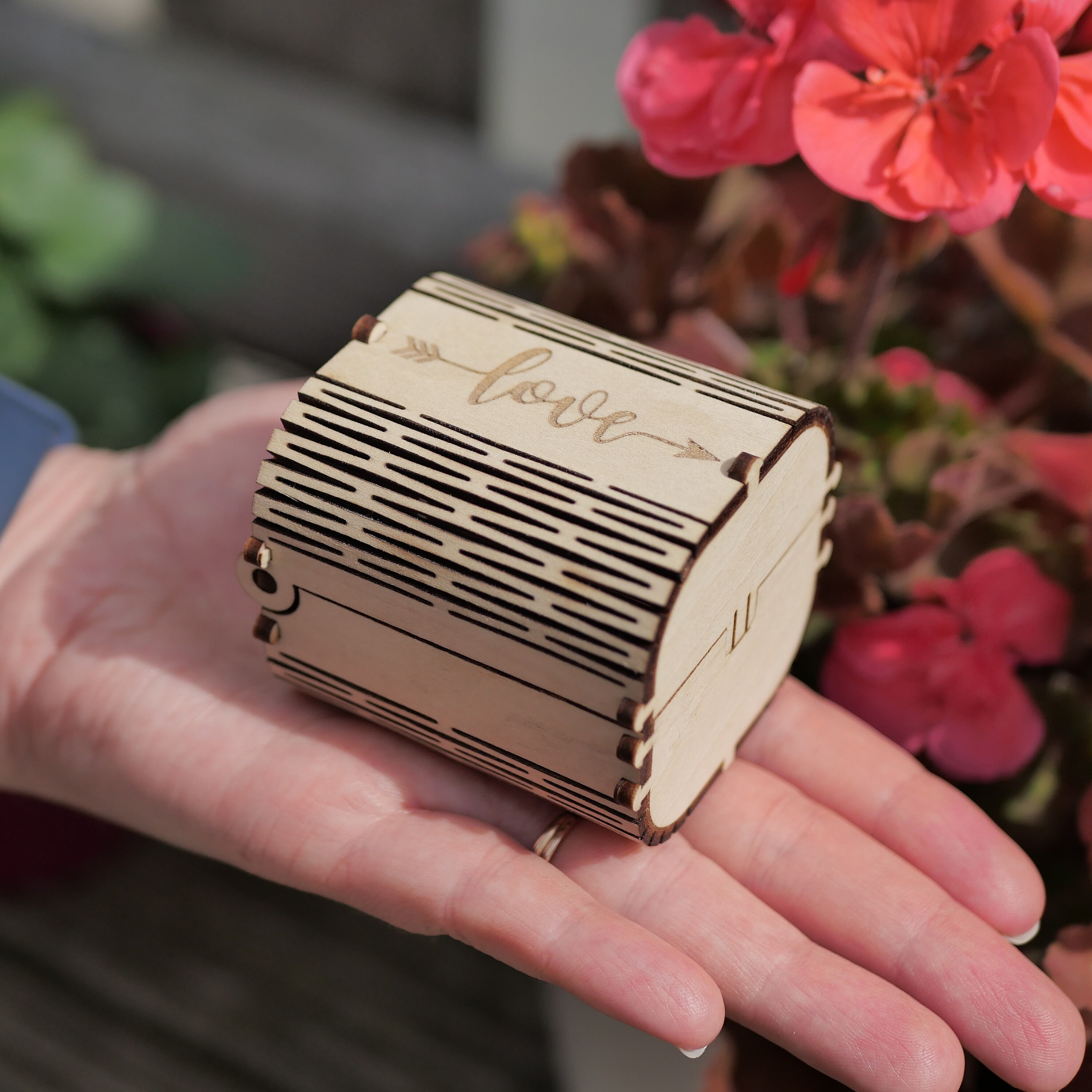 Original Ring Box for 3 or 4 Mm or 1/8 Inch Material Plywood Mdf ...