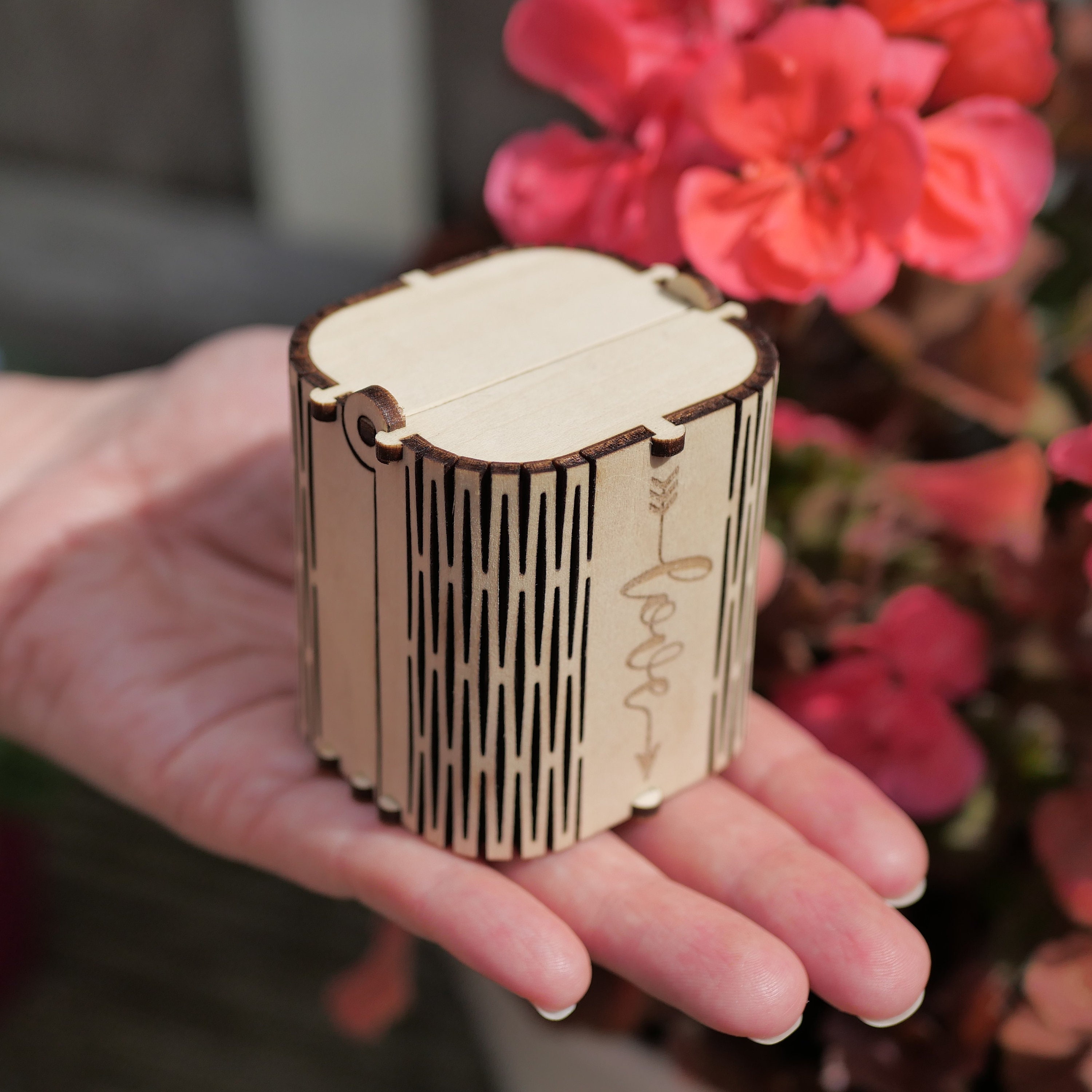 Original Ring Box for 3 or 4 Mm or 1/8 Inch Material Plywood Mdf ...