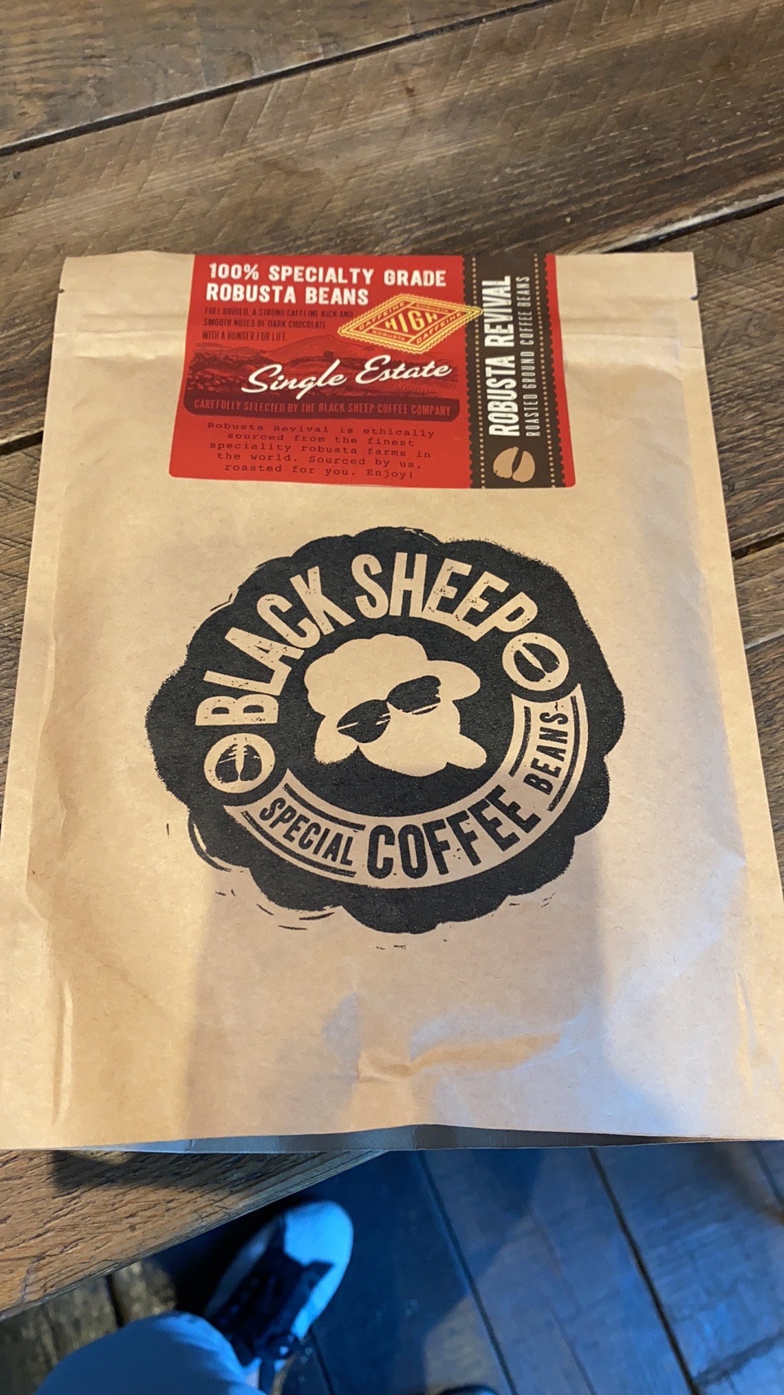 UK Black Sheep Coffee Bean Dark Roasted for Espresso With Double Caffeine. - Etsy