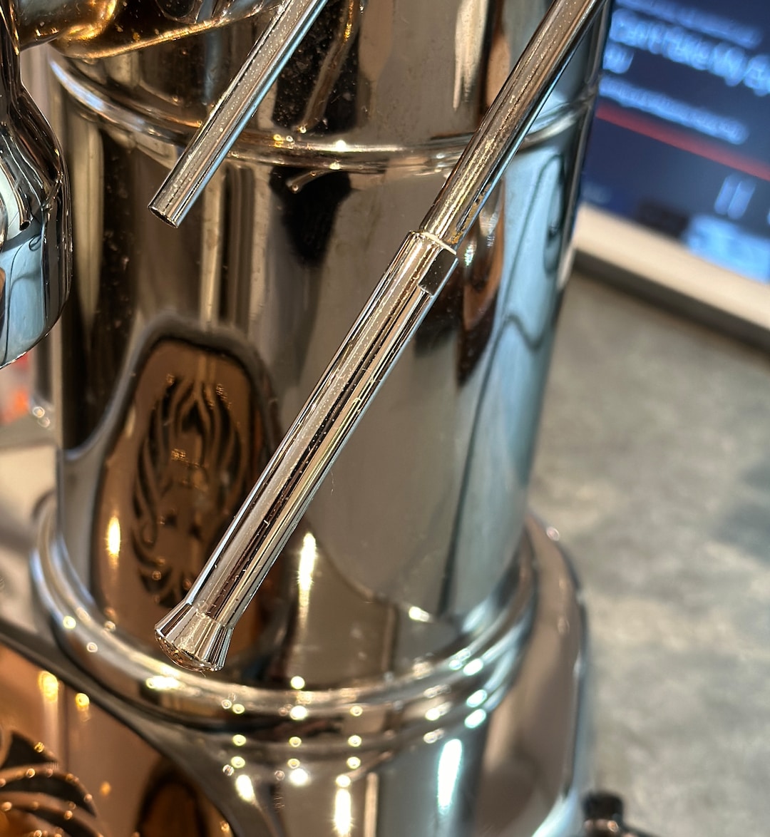 La Pavoni Long (single Hole) Steam Tip Extender - Stainless - Etsy