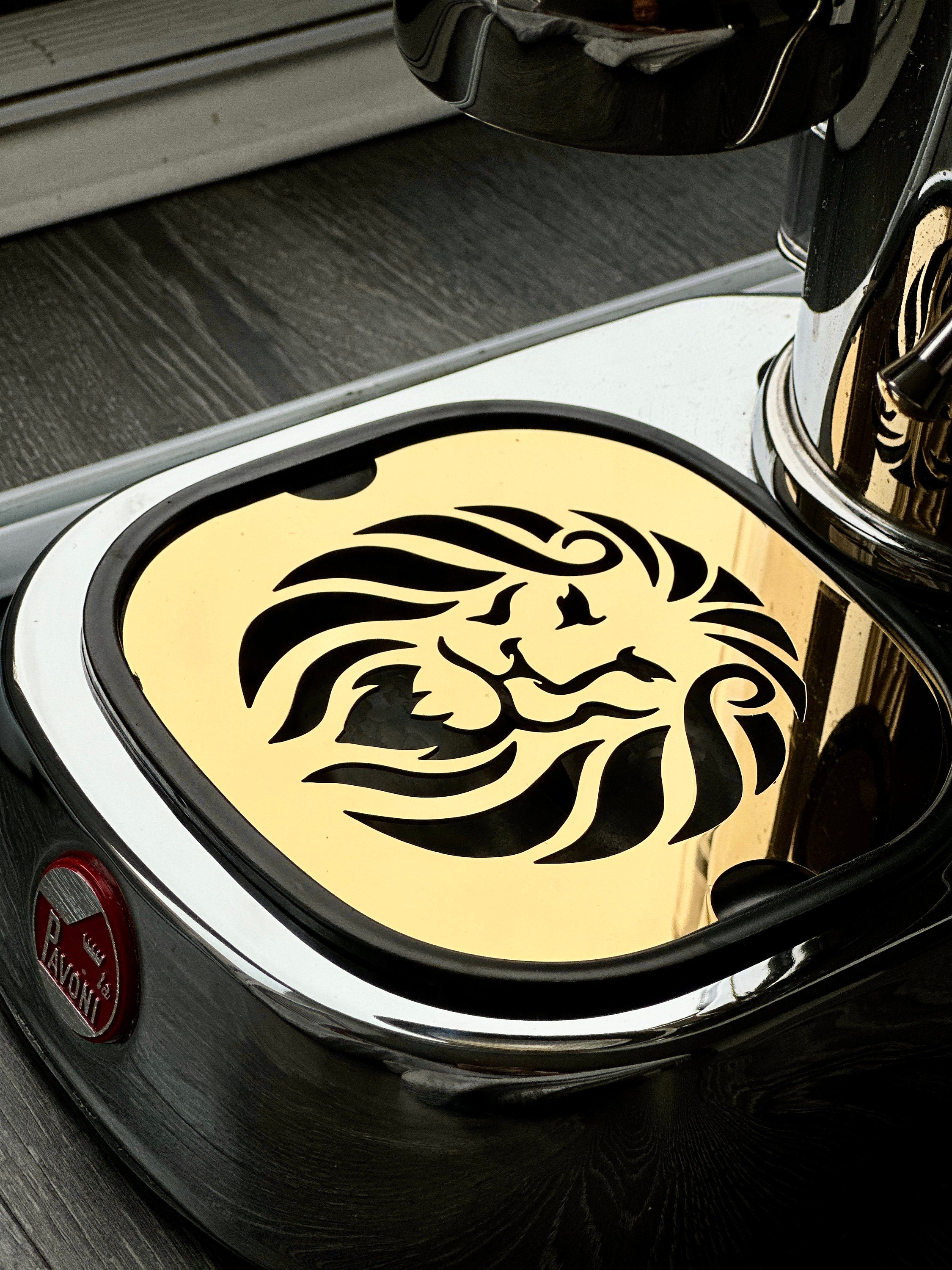 La Pavoni Professional - Custom Lion Drip Tray Grate (brass) - Etsy