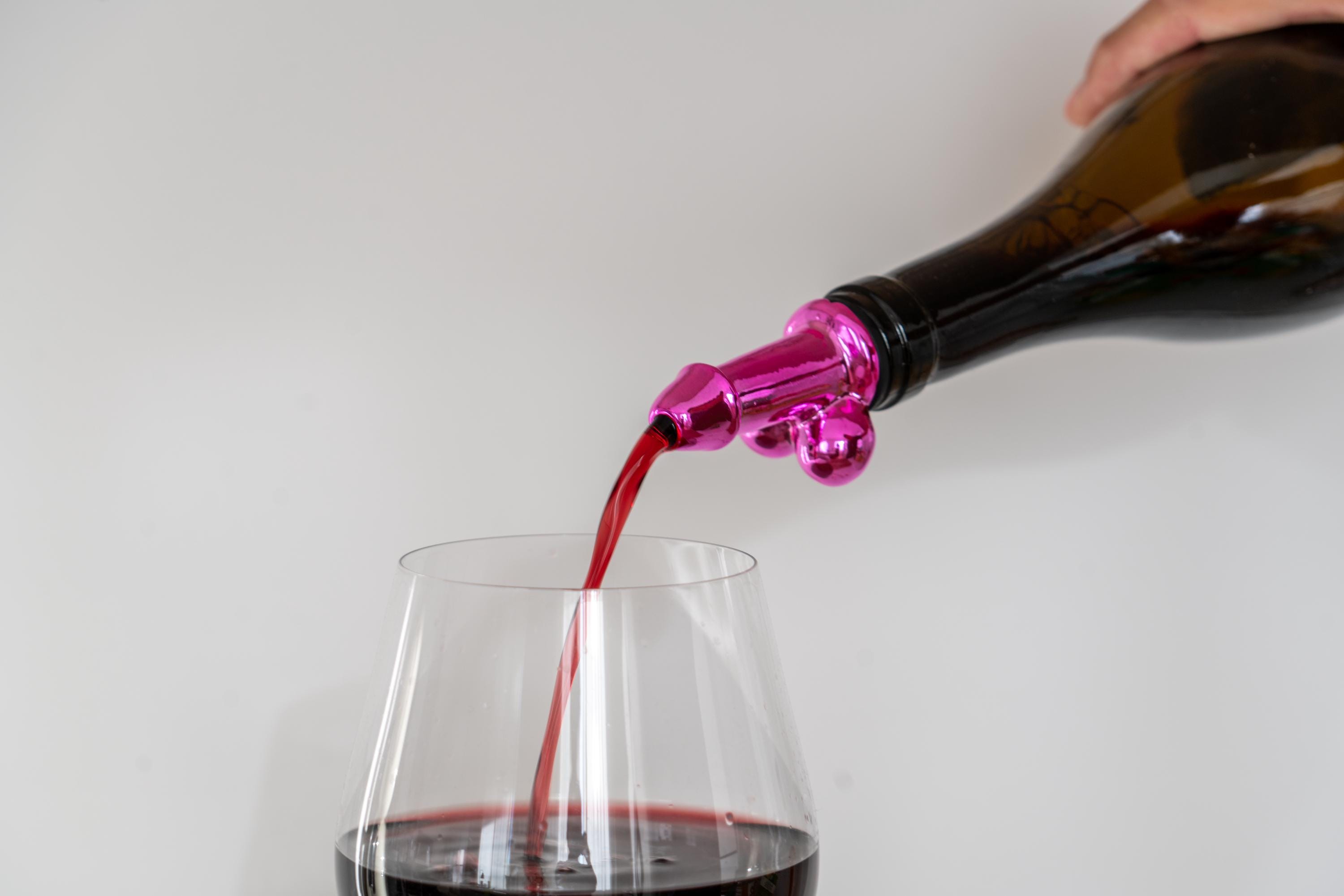 Funny Pink Party Bottle Pourer: Bachelorette/bachelor Party Decor - Etsy