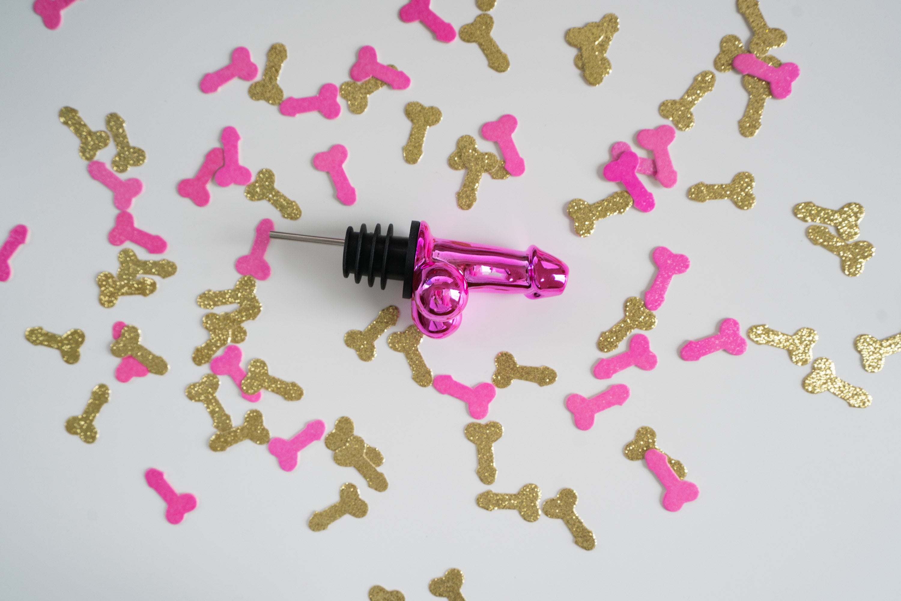 Funny Pink Party Bottle Pourer: Bachelorette/bachelor Party Decor - Etsy