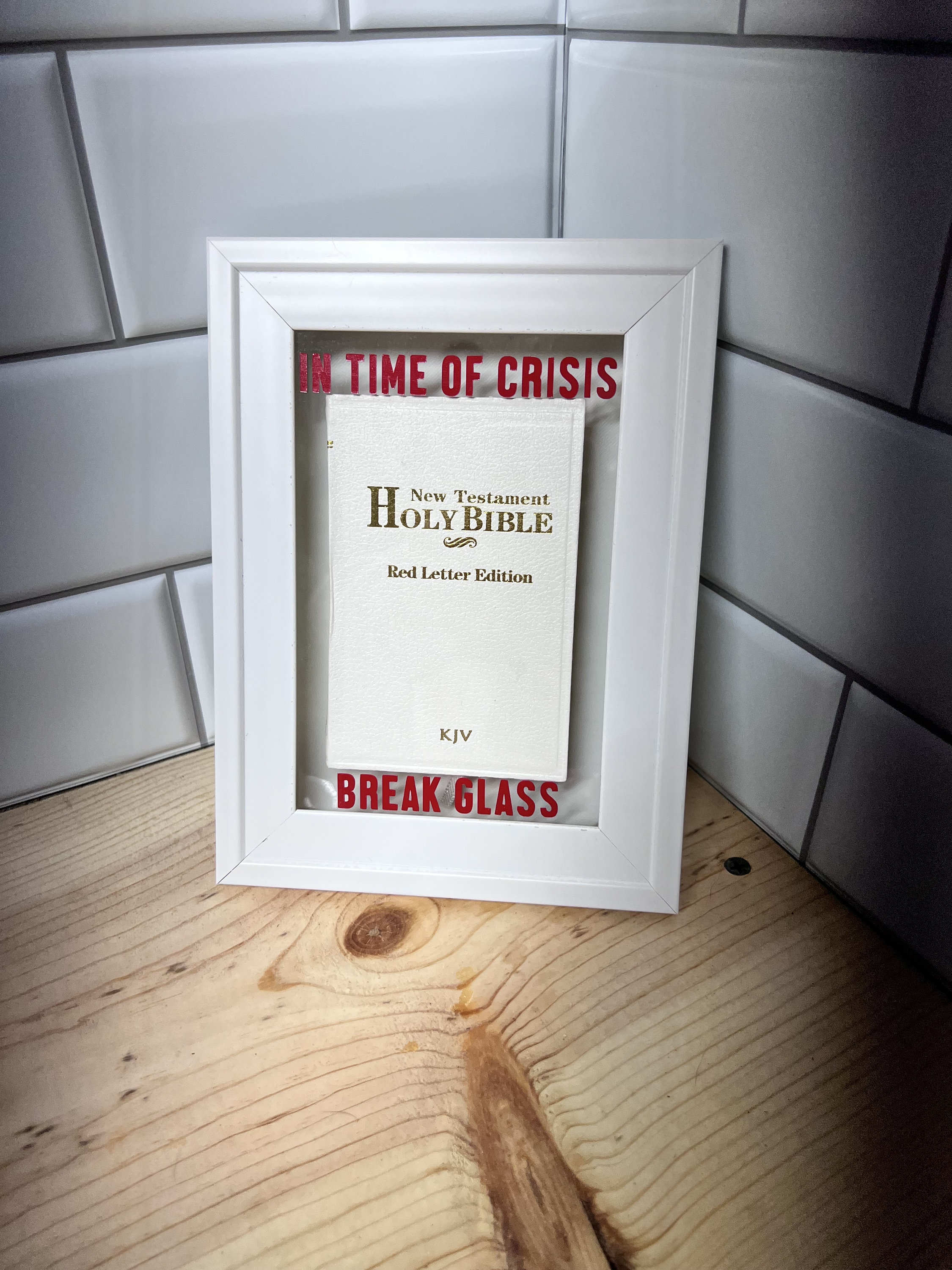 In Case of Emergency Break Glass Box | Vinyl Sticker | Custom - Etsy