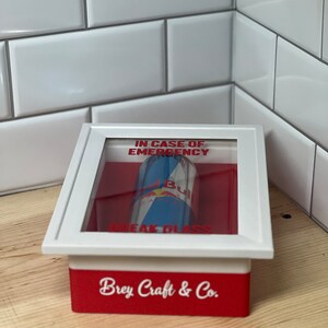 In Case of Emergency Break Glass Box Vinyl Sticker Custom - Etsy