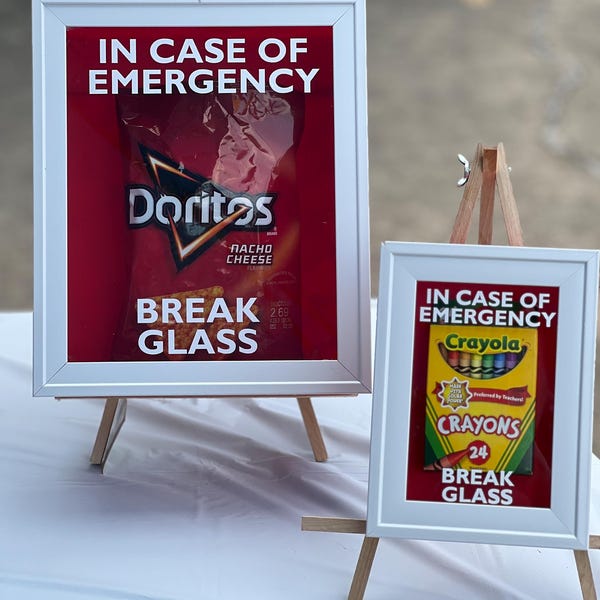 In Case of Emergency Break Glass - Etsy