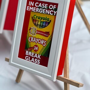 In Case of Emergency Break Glass Box Vinyl Sticker Custom - Etsy