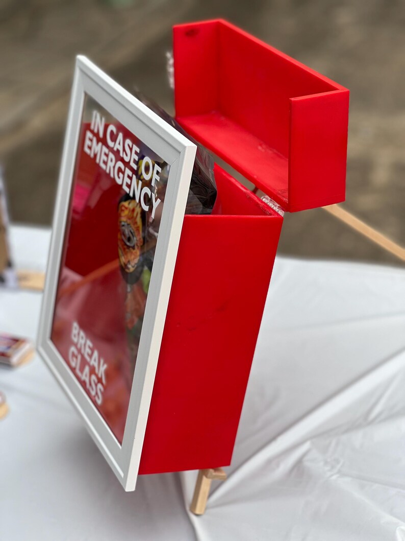 In Case of Emergency Break Glass Box Vinyl Sticker Custom - Etsy