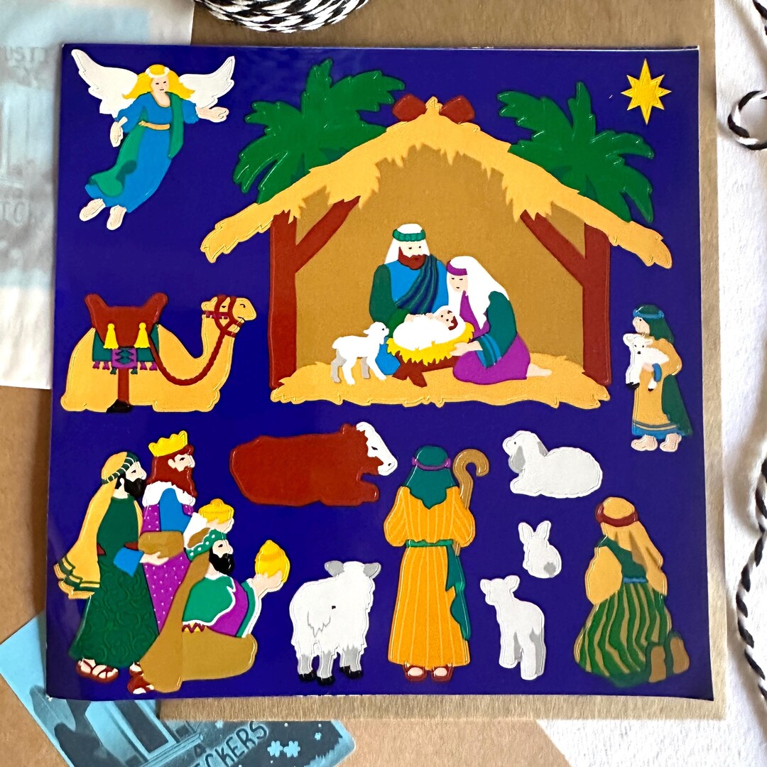Vintage 90’s Design A Manger Mrs Grossman’s Stickers by the Yard ...