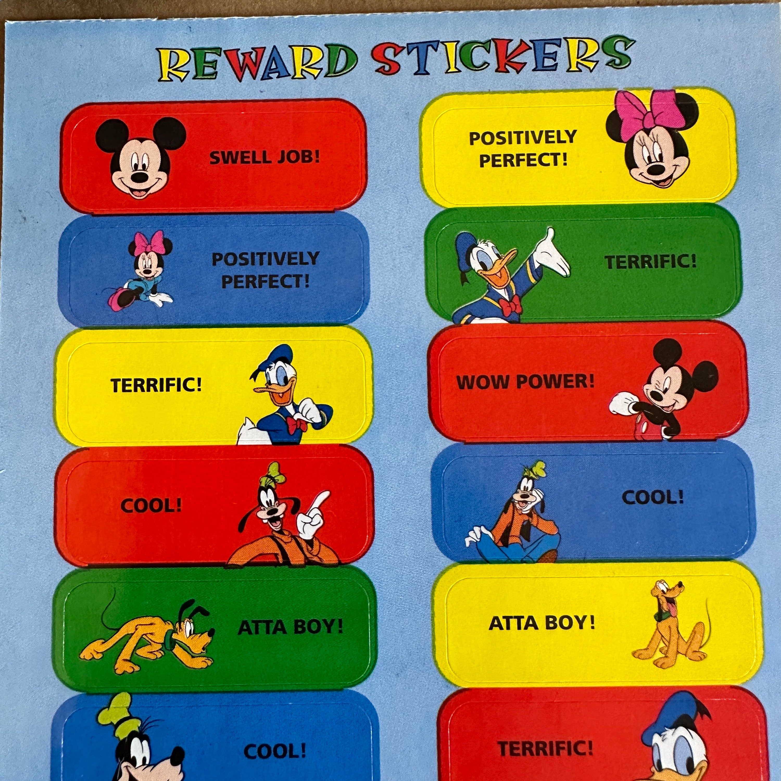 Vintage Sandylion Mickey Mouse Reward Maxi Sticker, Team Building ...