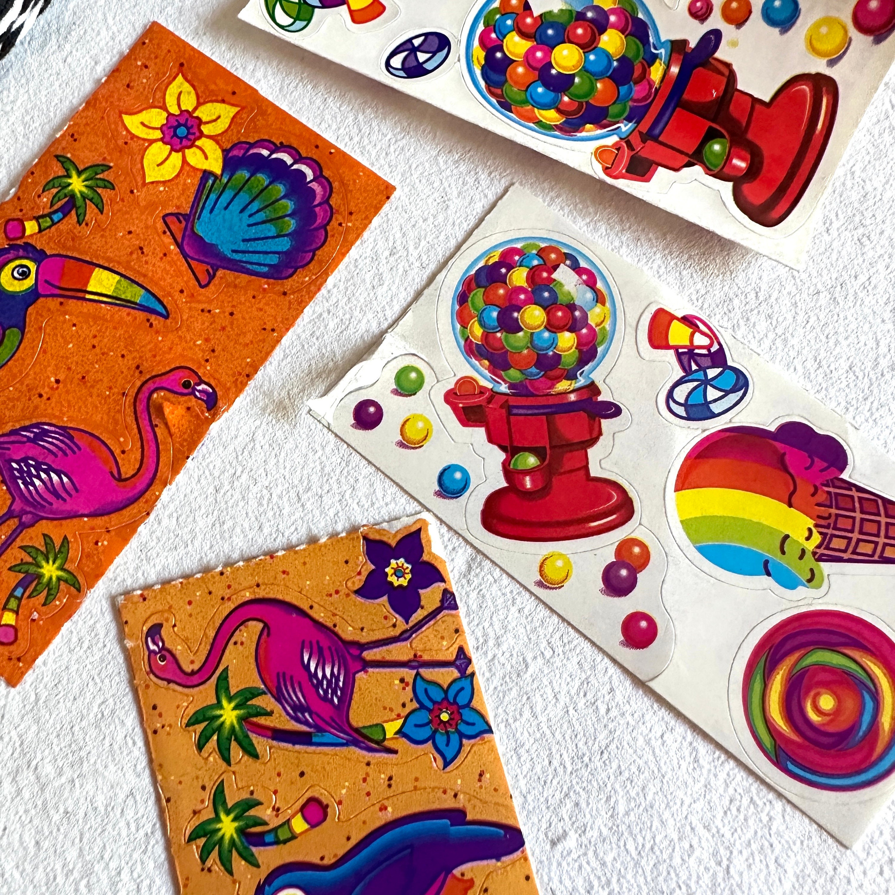 Vintage Lisa Frank 1/6 Sticker Sheets, 80s & 90s Lisa Frank Mods ...