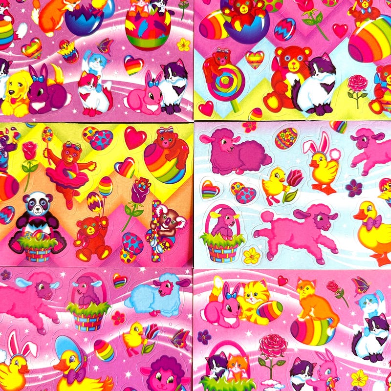Lisa Frank Stickers - Etsy