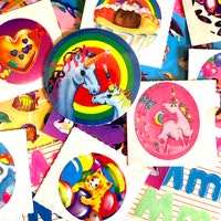 Vintage Lisa Frank Stickers- Choice Sticker- 2 Inch - Etsy