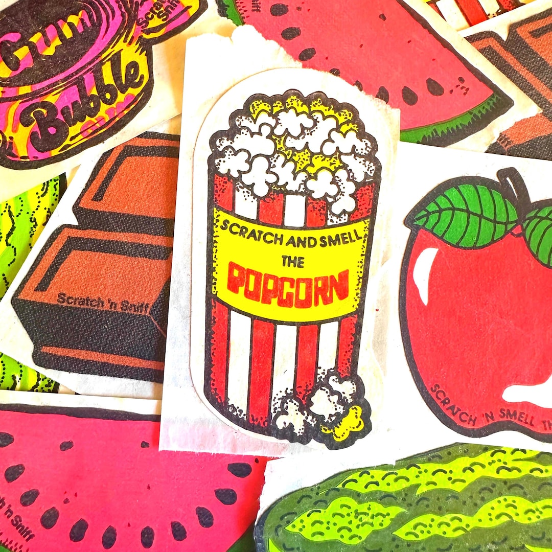 80s Scratch and Sniff Authentic Vintage Stickers, You Pick 3M & Mello ...