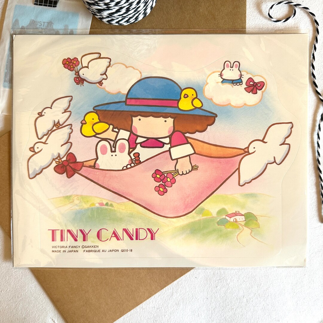 Vintage 80s Victoria Fancy Gakken Tiny Candy Sticker VERY RARE, Made in Japan New in Package ...