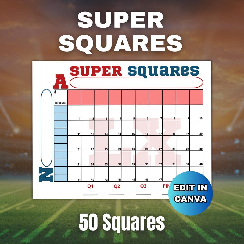 Nfl Super Bowl Board - Etsy