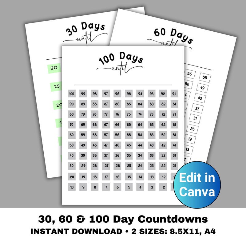 Wedding Countdown - Etsy