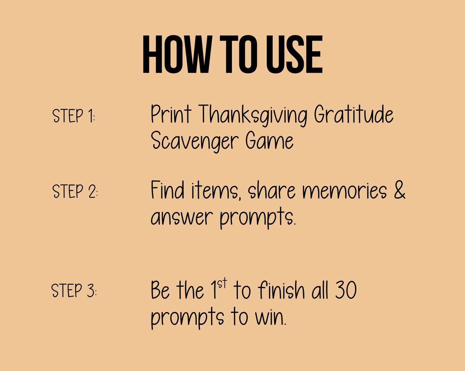 Thanksgiving Gratitude Game, Printable Thanksgiving Activity, Fall ...