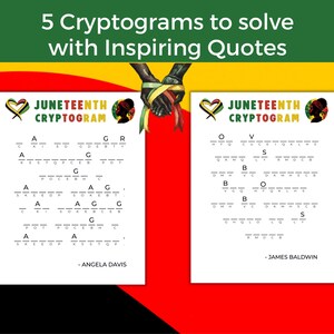 Juneteenth Games Bundle, Printable Trivia, Puzzles, Coloring Page ...