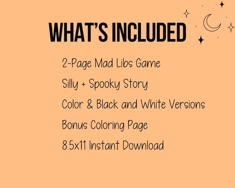 Halloween Mad Libs-monster Dance Party Printable, Kids Halloween ...