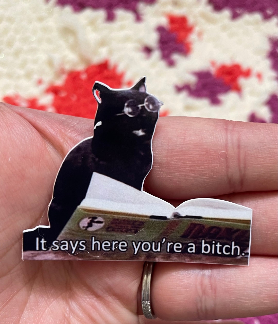 Salem Black Cat Sabrina Teenage Witch Sticker Ll Perfect for Horror ...